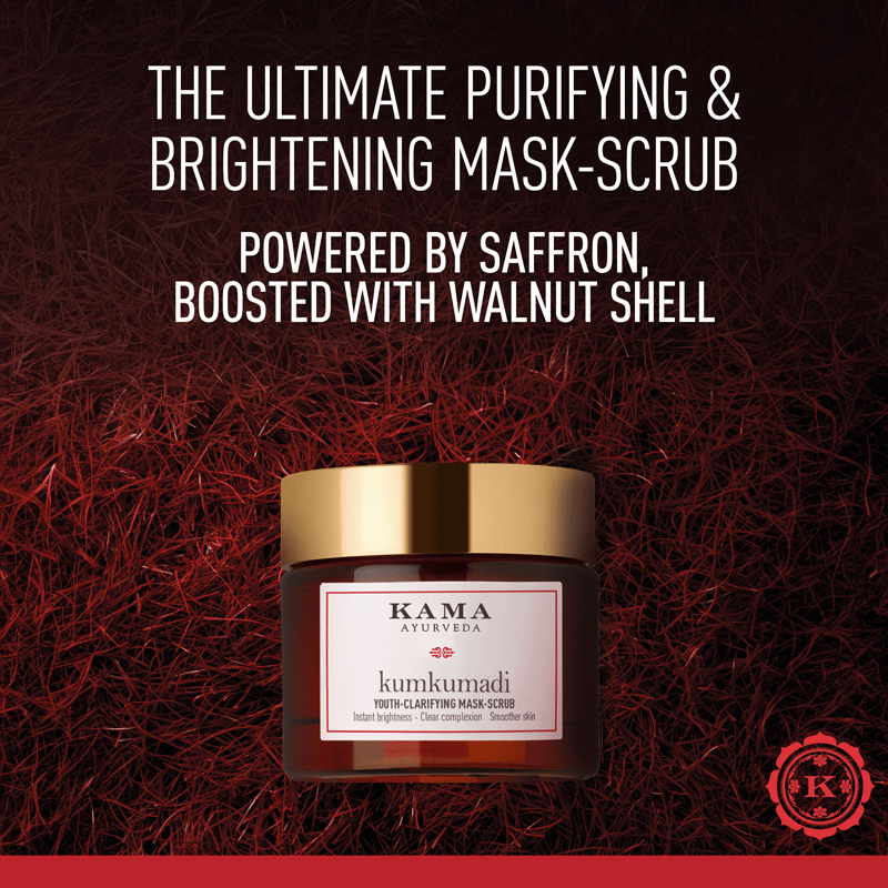 Kumkumadi Youth-Clarifying Mask-Scrub | 2 in 1 Mask Scrub