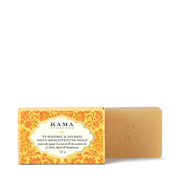 Turmeric and Myrrh Skin Brightening Soap – Kama Ayurveda